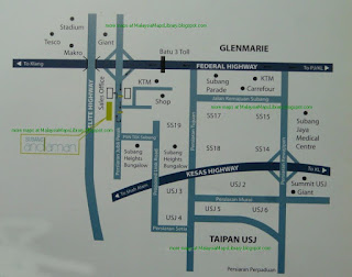 Malaysia Maps Library: Map of Subang Andaman