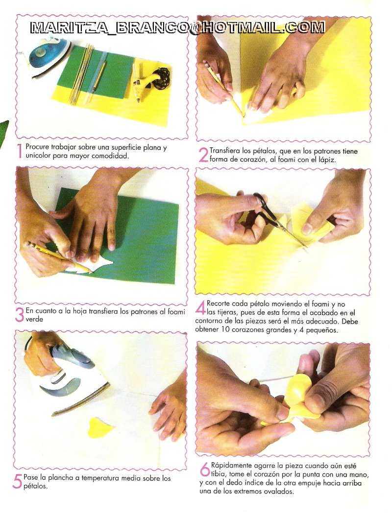 Detalles en foami para la escuela Nº1 (modelos y patrones)