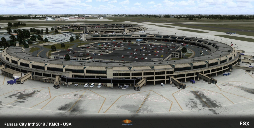 [FSX/P3Dv3/P3Dv4] - TROPICALSIM - KANSAS CITY INTL 2018 KMCI