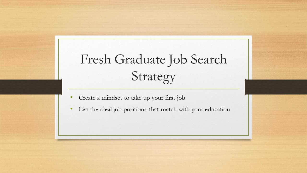 How to Apply for Jobs as a Fresh Graduate?