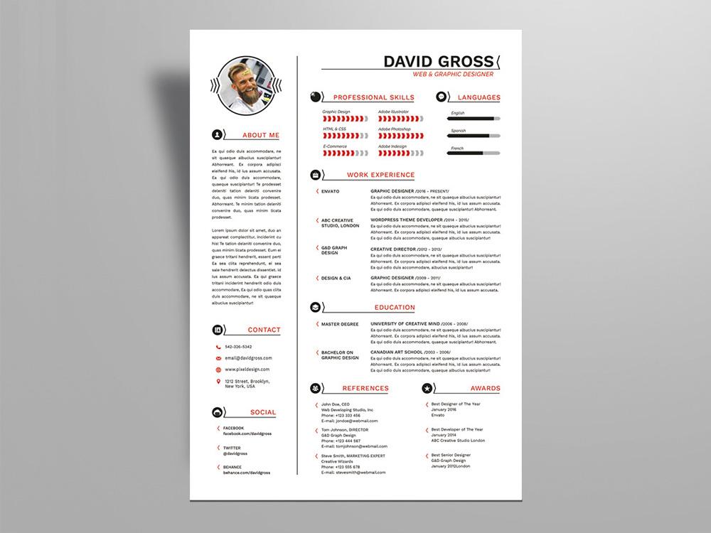 Cover Letter Template Indesign - Collage Template