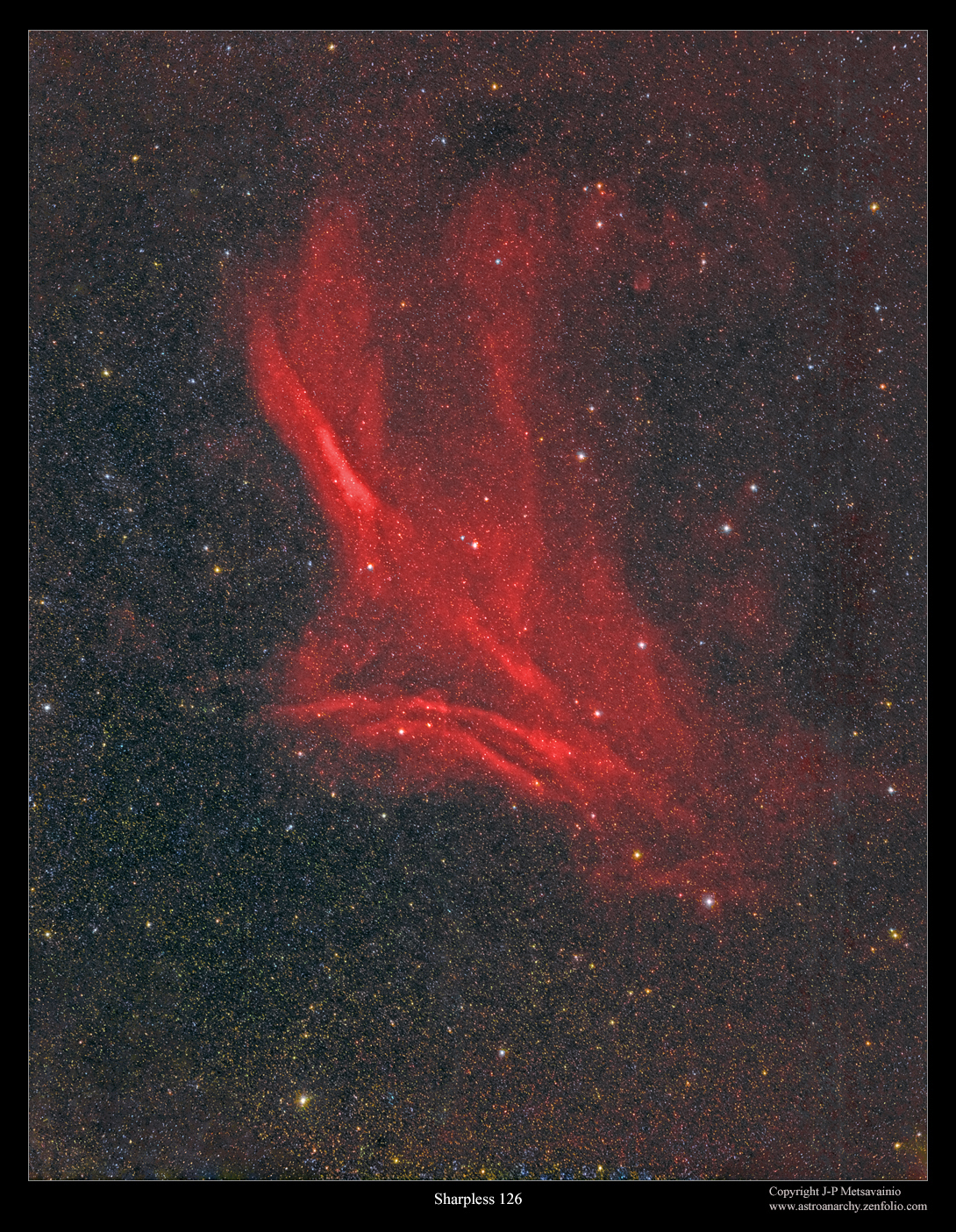 Astro Anarchy: New photo, Sharpless 126 in lacerta