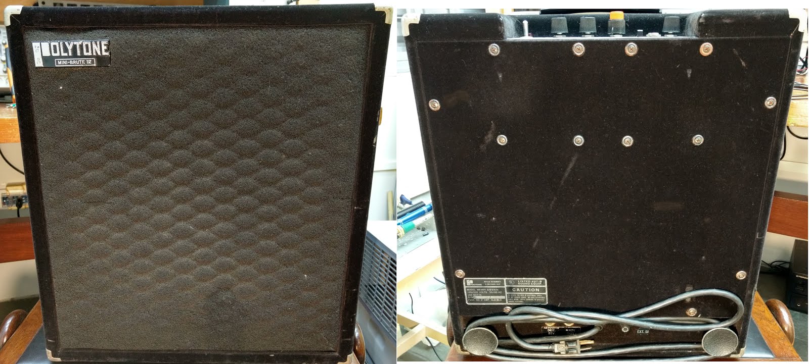 RESTAURAÇÃO DE UM AMPLIFICADOR POLYTONE MINI-BRUTE IV