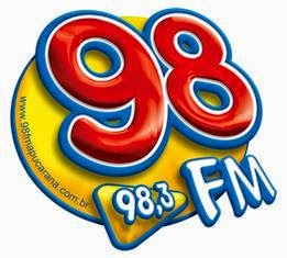 Ouvir a Rádio 98 FM 98,3 de Apucarana PR Ao Vivo e Online