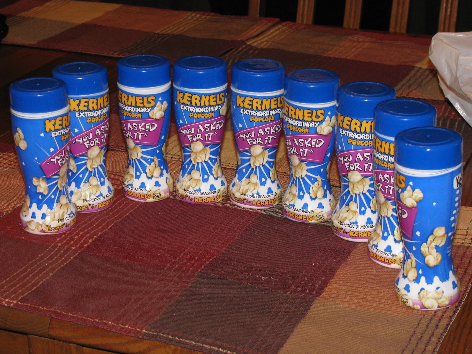My Free Kernels Popcorn Seasonings