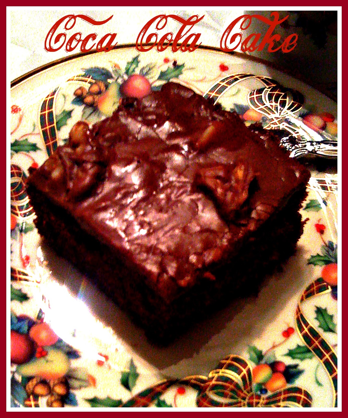 Sweet Tea and Cornbread: Coca Cola Cake...It's a Southern Thang!