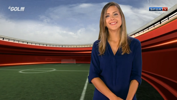 "ELAS NA TV": Domitila Becker / Sportv (Globo)