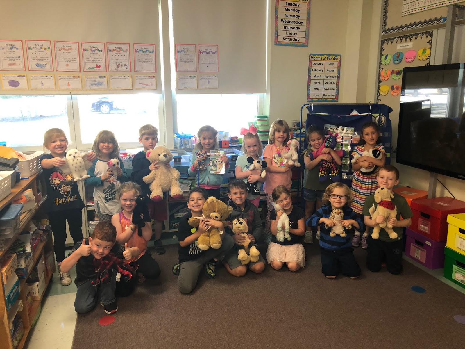 Mrs. Rogers Kindergarten Happenings: Stuffed Animal Day Fun