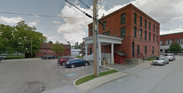 Central Vermont Railway: Main Street, Enosburg Falls, Vermont -1941