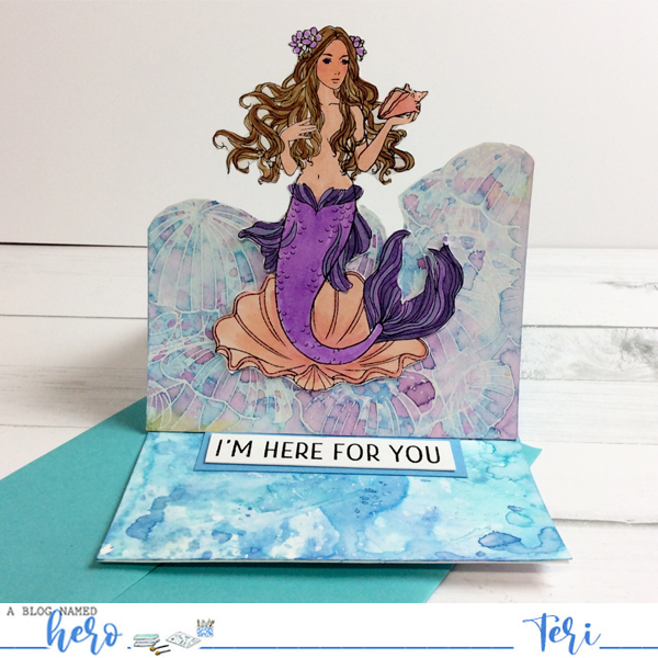 Teri’s Mailbox: Mermaid Shaped Card
