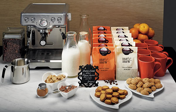 The Bridal Solution: TBS Inspiration: Coffee Bars at Receptions