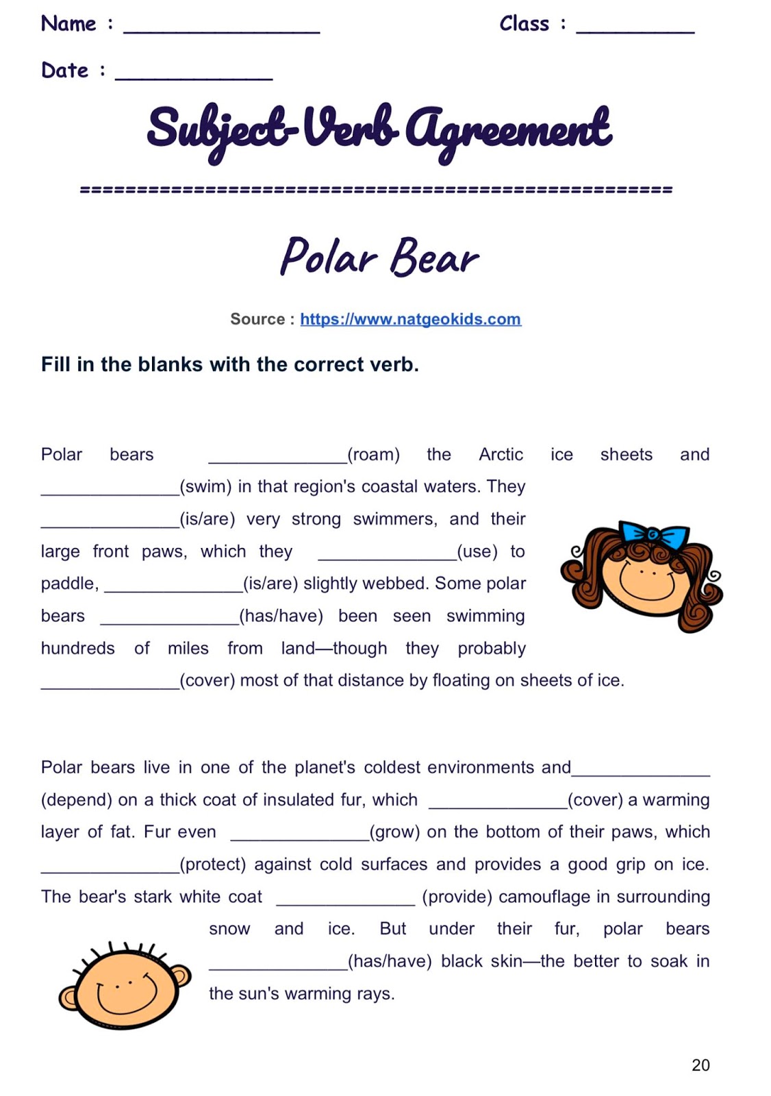 ILoveTeaching: Subject Verb Agreement