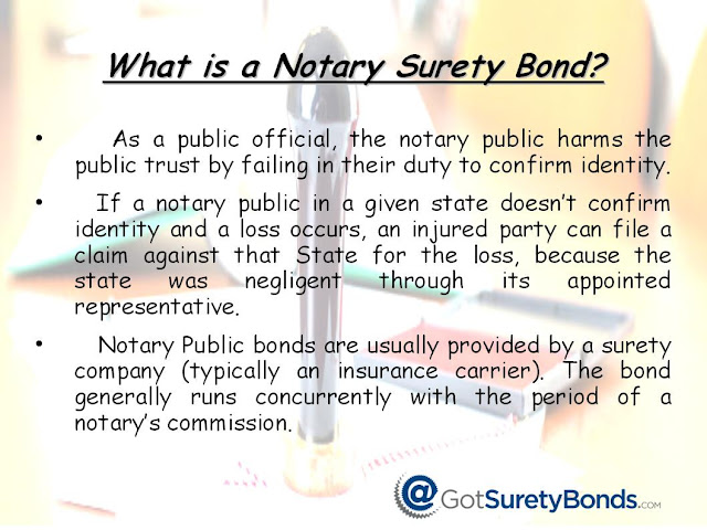 GotSuretyBonds: What Is a Notary Surety Bond