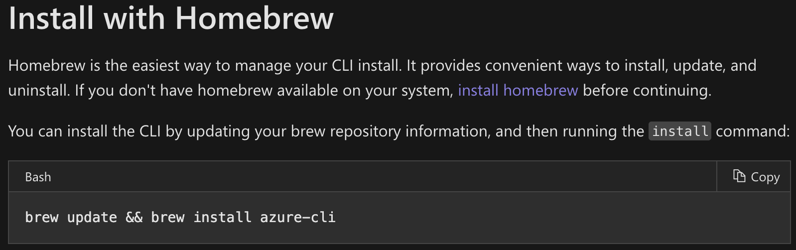 Jan David Narkiewicz (Developer): Azure: Installing Azure CLI on OS/X Jan David Narkiewicz (Developer): Azure: Installing Azure CLI on OS/X