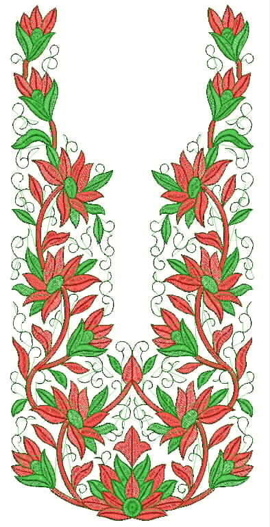 EmbDesignTube: Multi-Sequin Neck mix Collection Embroidery Designs