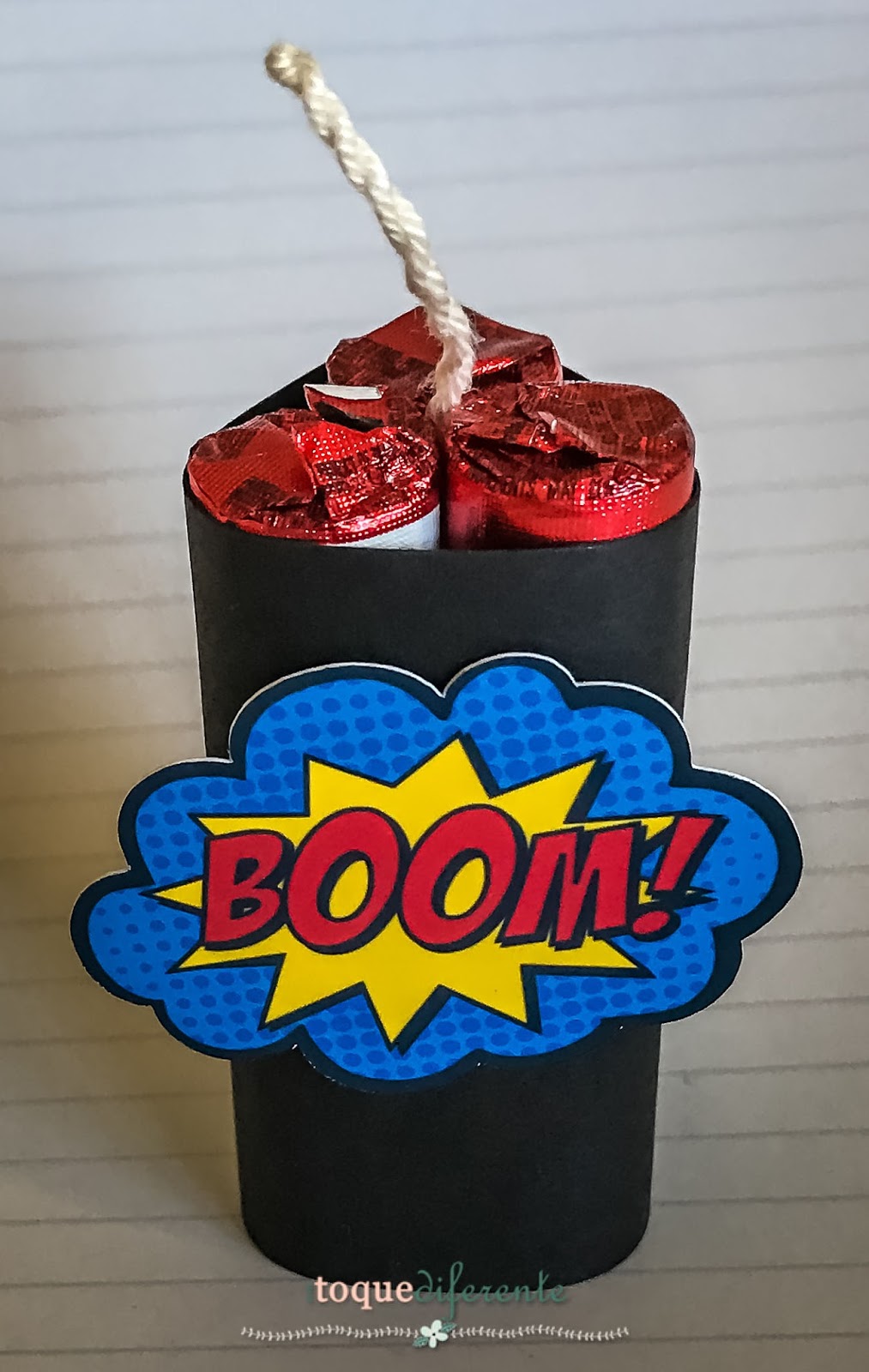 Toque Diferente: Dinamite TNT de chocolate baton