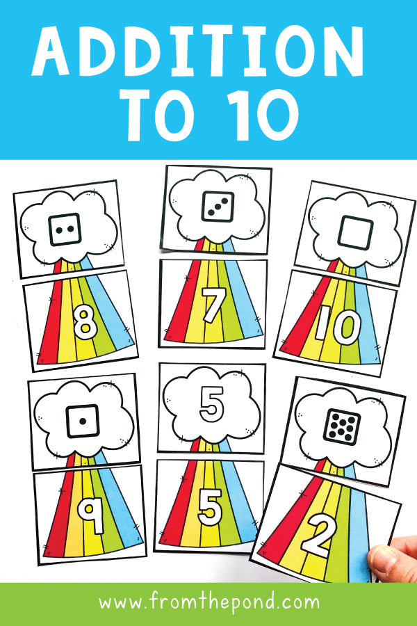 Rainbow Addition to 10 | From the Pond