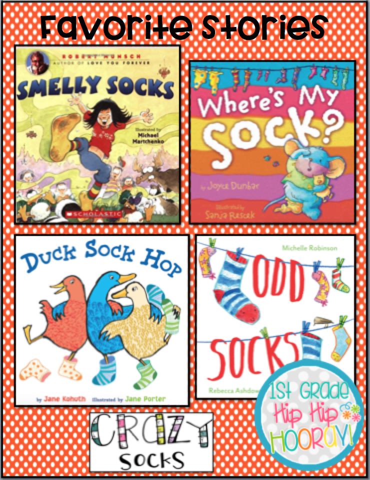 1st Grade Hip Hip Hooray!: Crazy Sock Day!
