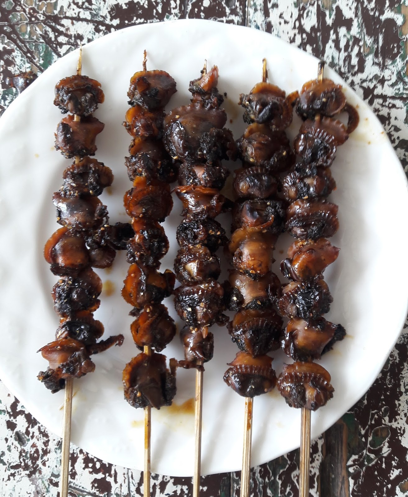 ANGKRINGAN GUNUNGAN PALEMBANG: Sate-Satean