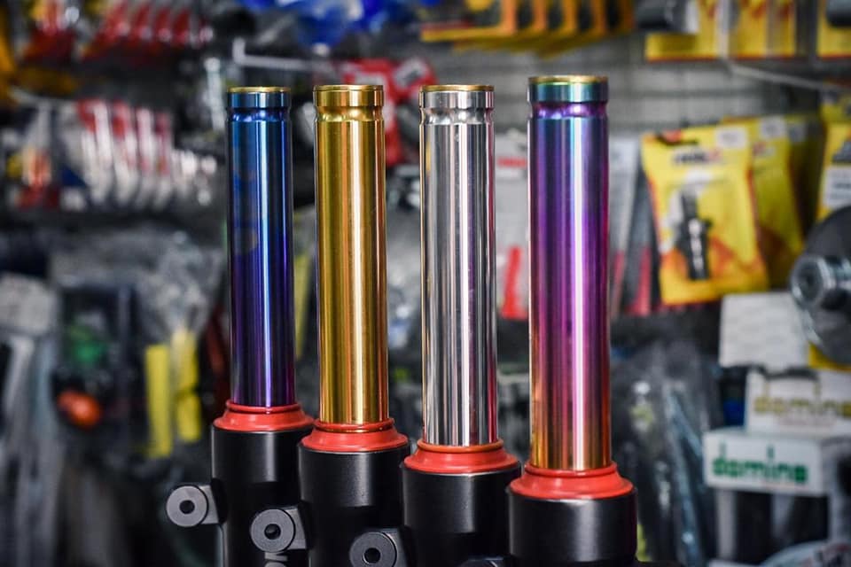 LCM RACING SUSPENSION FRONT FORK Y15ZR 31MM AUTO REBOUND ~ PALEX MOTOR ...