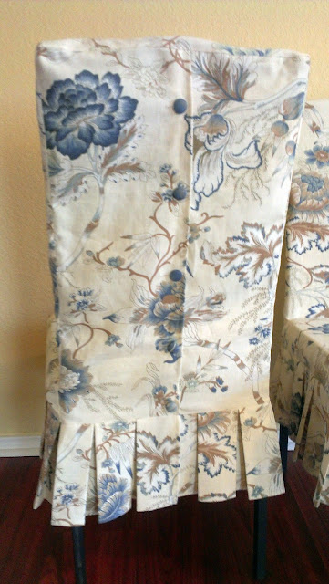 Aux Belles Choses: DIY Chair Covers & Decor