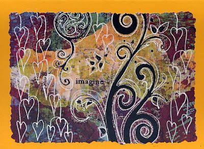 Joanna Grant Mixed Media Art: Quick & Easy Gelli Print Greeting Cards