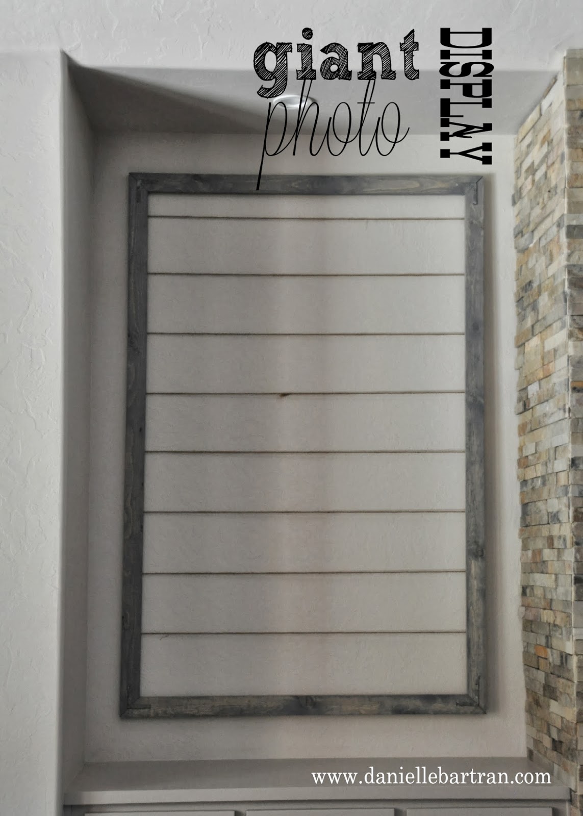 made: {Double} Giant Photo Display {DIY + Tutorial}