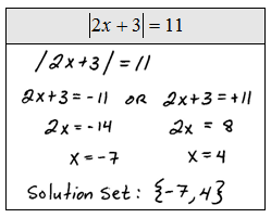 OpenAlgebra.com: Absolute Value Equations