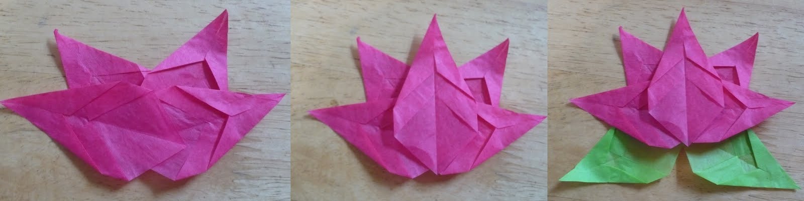 The Enchanted Tree: Folded Paper Spring crafts.