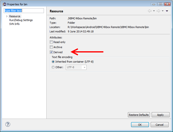 Dan Dar3: Eclipse: Setting "derived" folders (Groovy Monkey script)