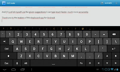Android App Demo: ESC Hacker's Keyboard by Klaus Weidner - Munir Rahool