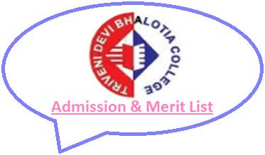 TDB College Admission 2024 Online Form for UG/PG CBCS Merit List ...