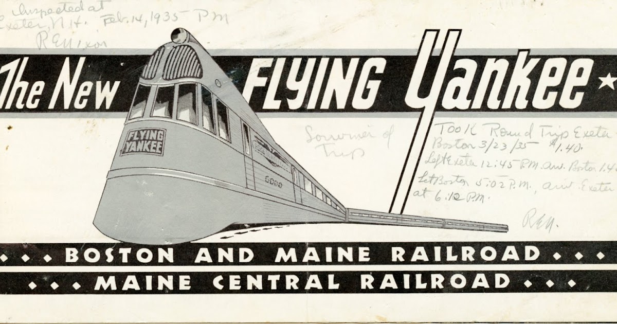 Waving at the Flying Yankee