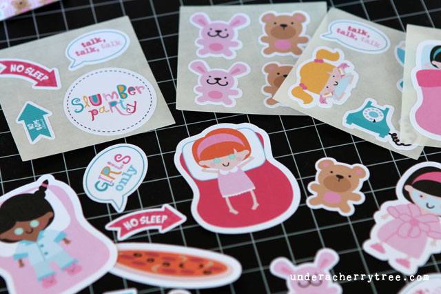 Under A Cherry Tree: Jin's Make-Your-Own Stickers