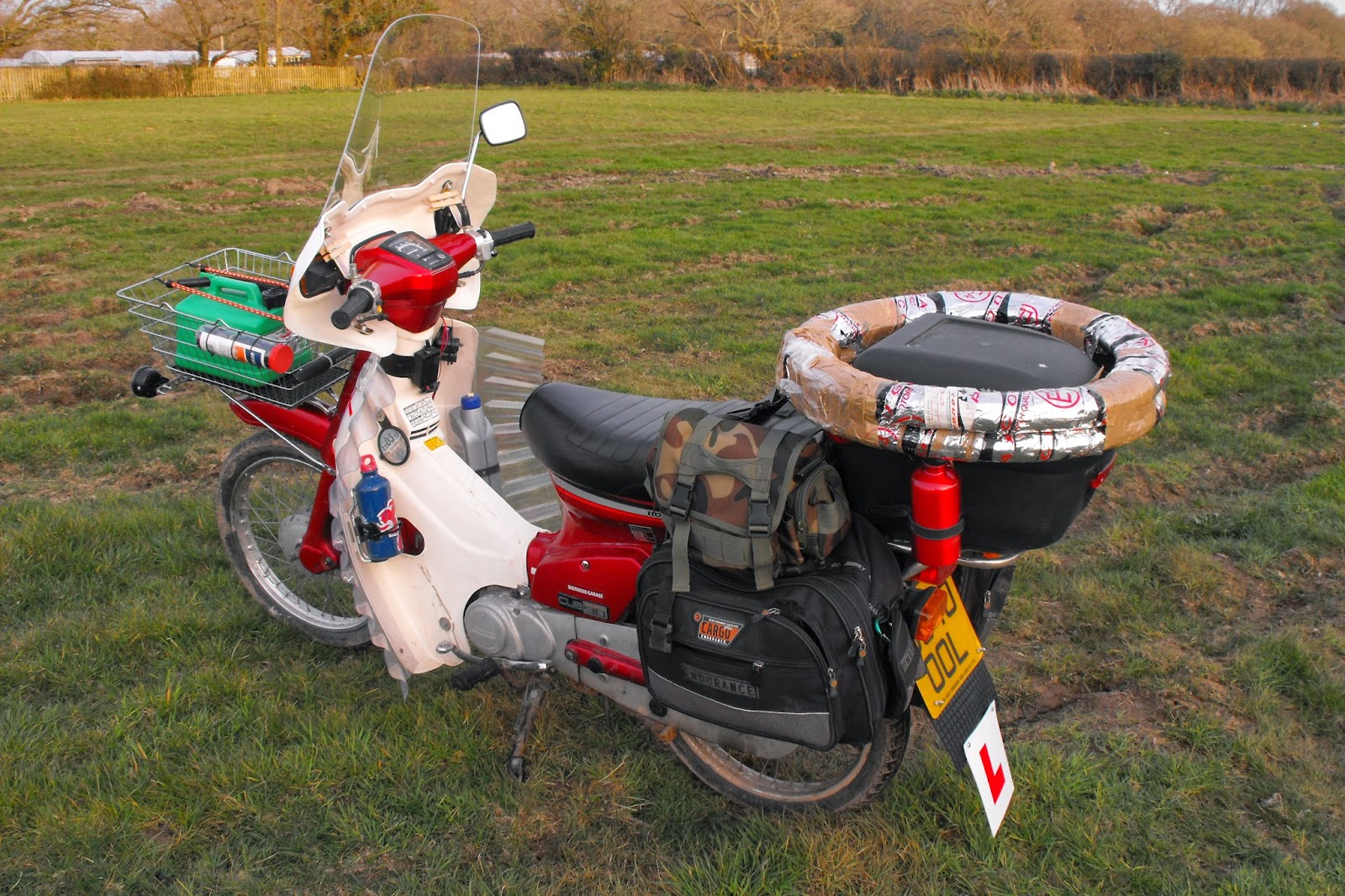 Fat Bloke Travels: Honda C90 Final Expedition Preperation