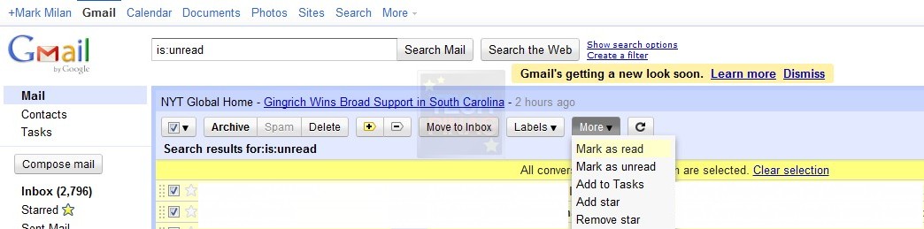 How to Mark All Unread Gmail Messages Read in One Go - Step by Step ... How to Mark All Unread Gmail Messages Read in One Go - Step by Step ...
