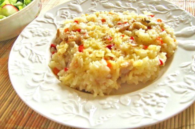 Pilaf de orez cu pui - Fabulous Chef