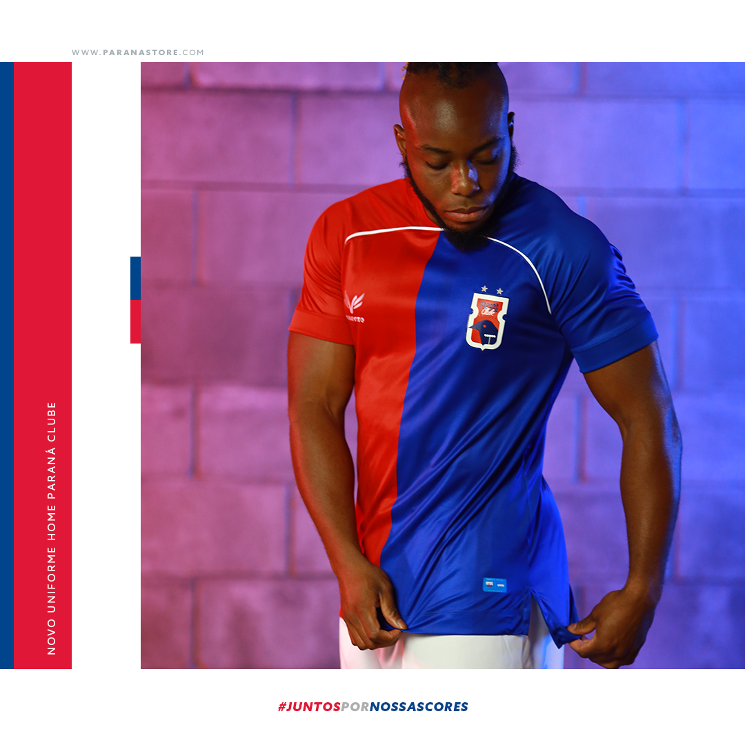 Valente apresenta as novas camisas do Paraná Clube - Show de Camisas