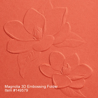 Personally Yours: Magnolia 3D Embossing Folder - With Gratitude