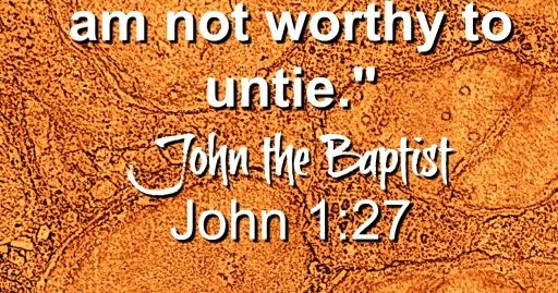 1-Minute Bible Love Notes: Holy Awe - John 1:27