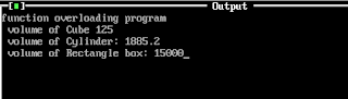 1) Write a C++ program that finds Volume of Cube, Cylinder and Box ...