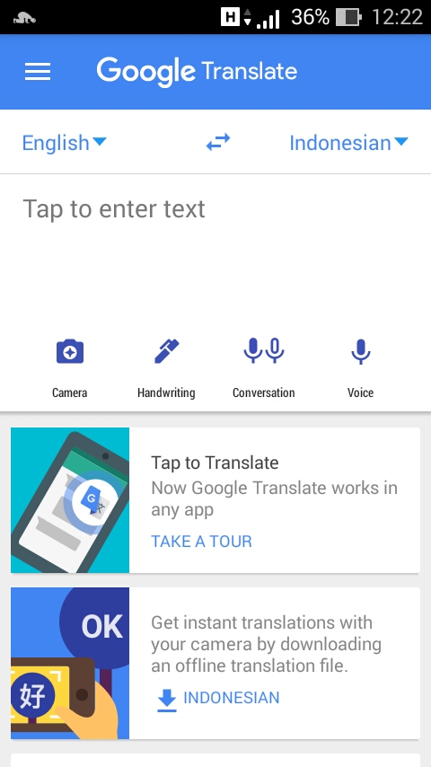 Gunakan Android Google Translate Biar Gak Ngetik Ulang Dokumen
