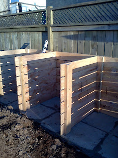 Lake City Farm: New Three Bin Compost System