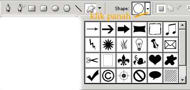 Tutorial Photoshop: Know the Custom Shape Tool