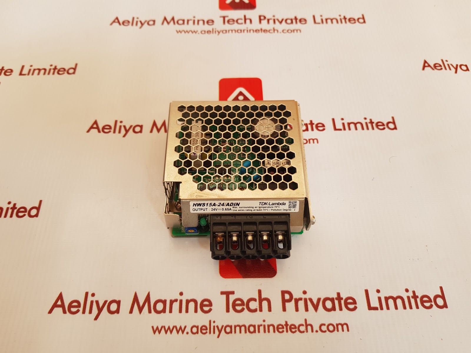 TDK LAMBDA HWS15A - 24/ADIN AC/DC POWER SUPPLY - Aeliya Marine