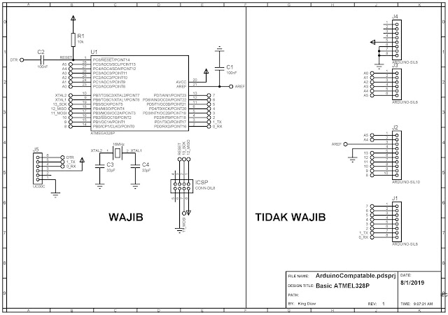 Embedded System Applications: Litar Asas ATMEGA328 Arduino UNO Compatible