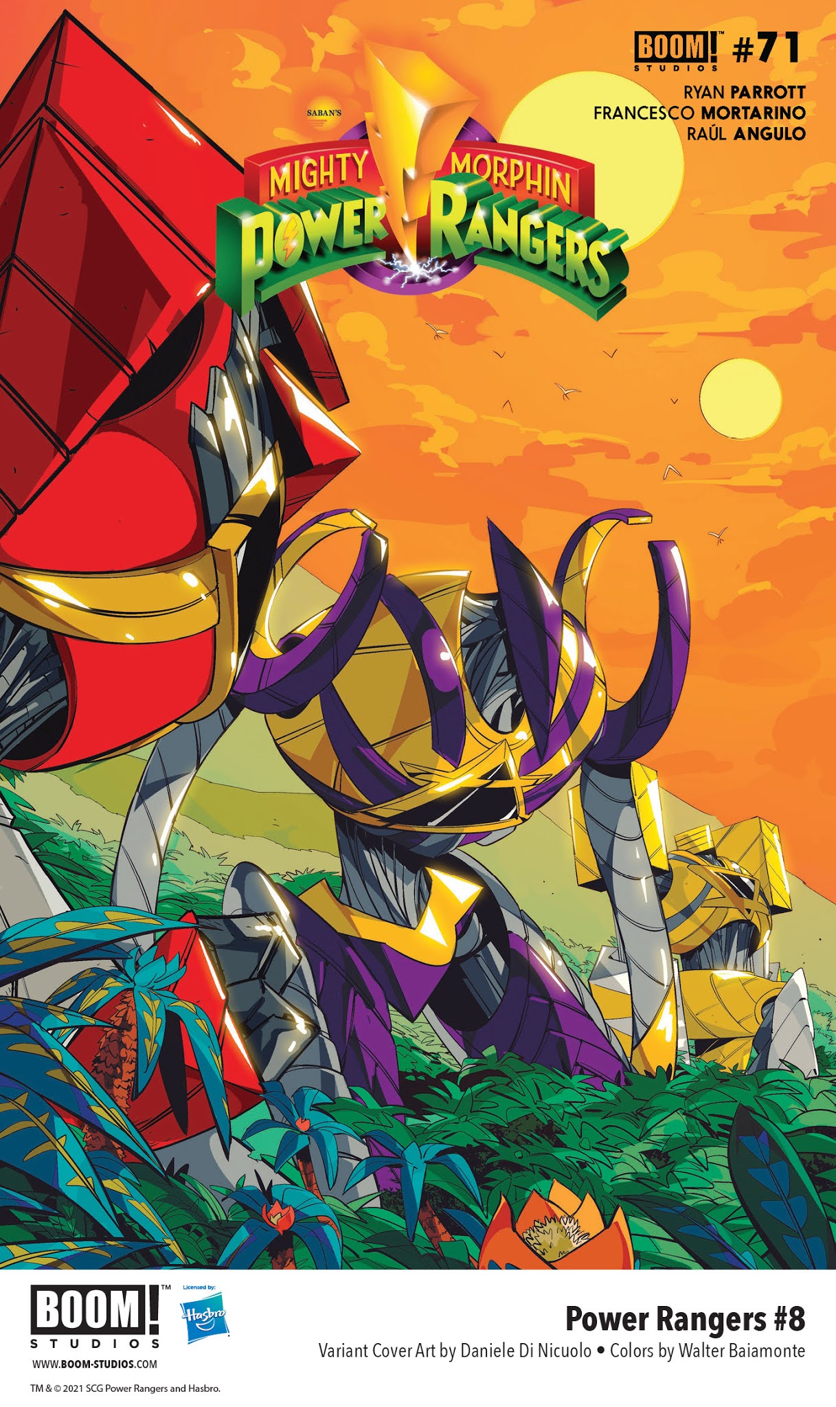 Omega Rangers enfrentam Empíreo em prévia de Power Rangers #8
