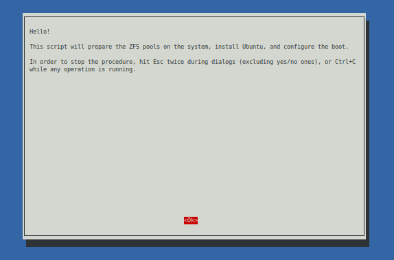 Linux Mint 193 Installation With Zfs Root