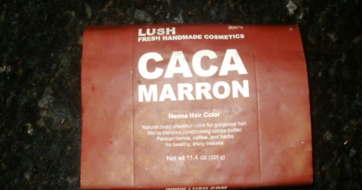 Purple Party Shoes: Review: Lush's Caca Marron Henna Hair Dye