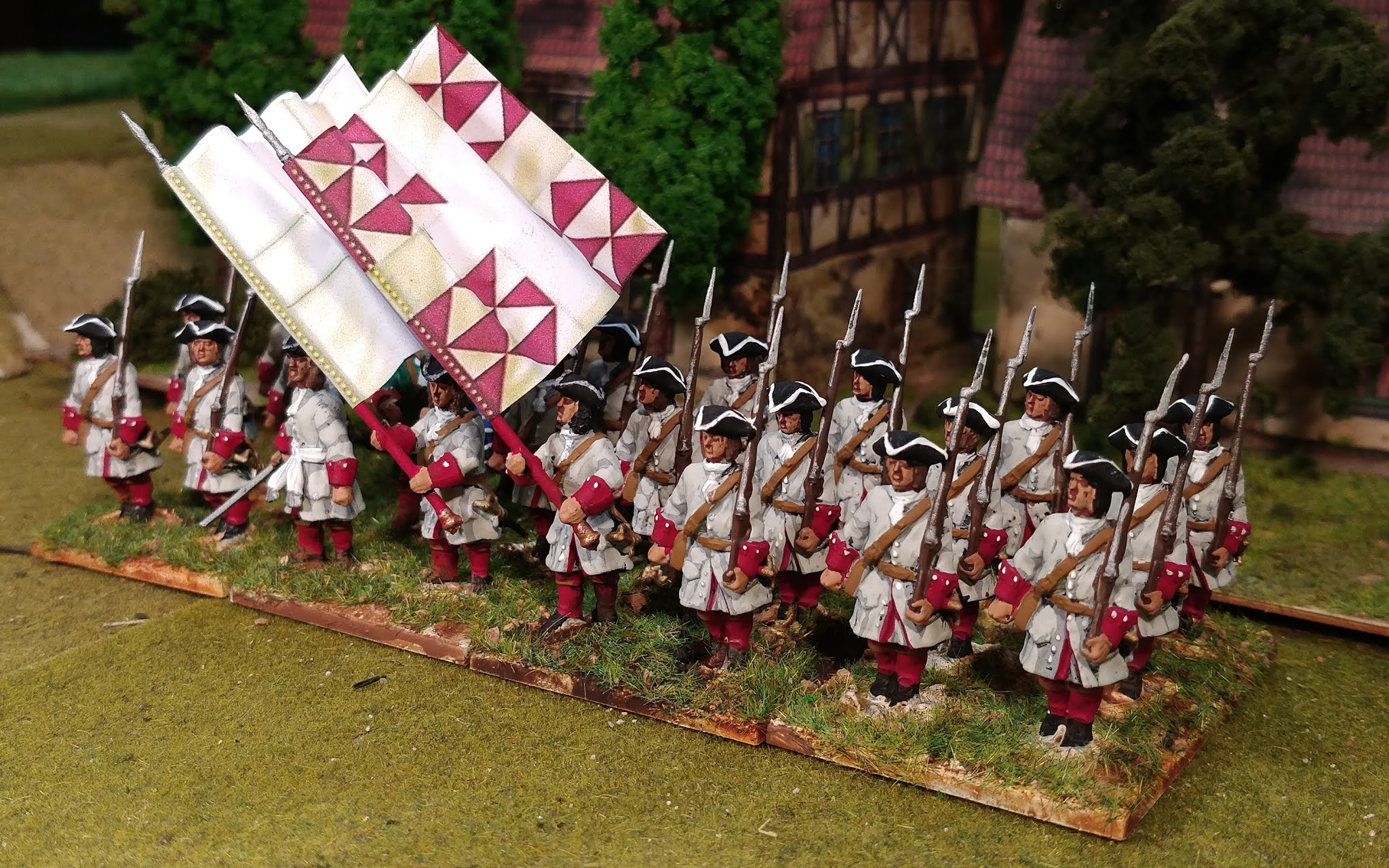 Painting Wargames Figures: 28mm WSS: French Regiment de Montfort